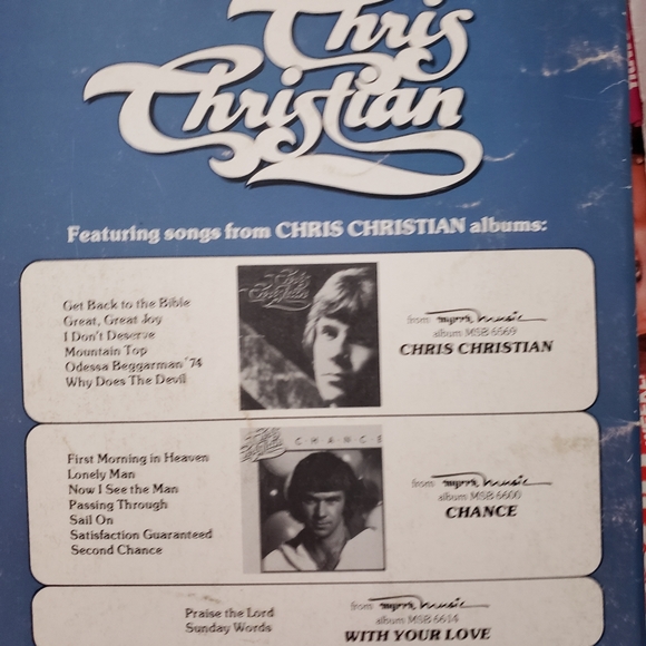 Myrhh | Other | New Vintage 8s Chris Christian Songbook | Poshmark